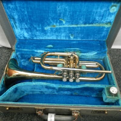 Conn Director Cornet with case and mouthpiece used vintage | Reverb