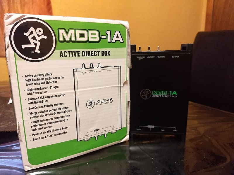 Mackie MBD-1A Active Direct Box 2010s - Black | Reverb