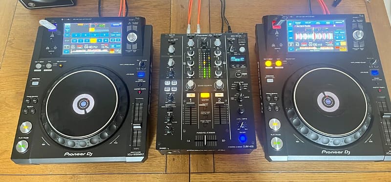 Pioneer DJ XDJ 1000 MK2 DJ Decks/Players (Pair) Perfect | Reverb