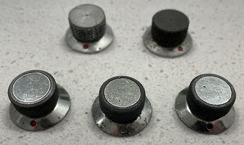 Vintage 1967-69 Vox JMI solid-state amp knobs (Conqueror, | Reverb