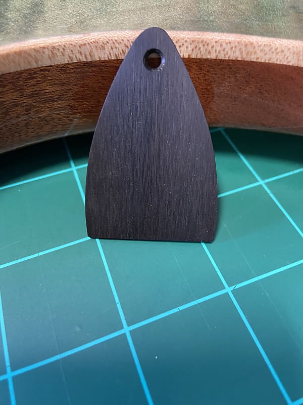Custom Ebony truss rod cover fits prs | Reverb