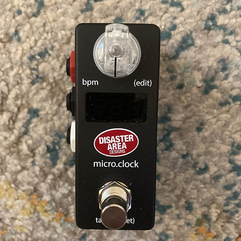 Disaster Area Designs Micro Clock tap tempo sync pedal | Reverb