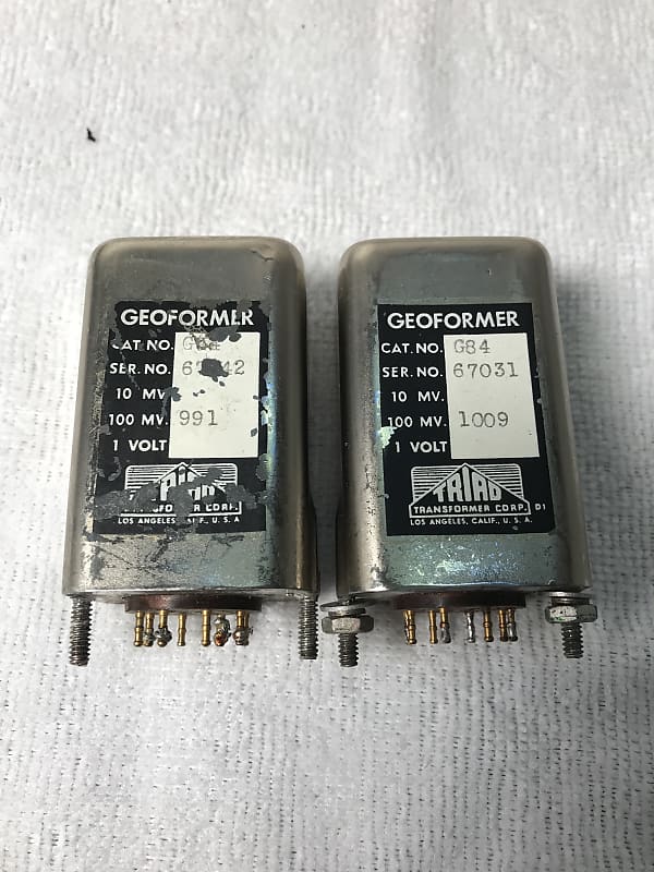 Pair of Triad Geoformer G84 Transformer Vintage | Reverb