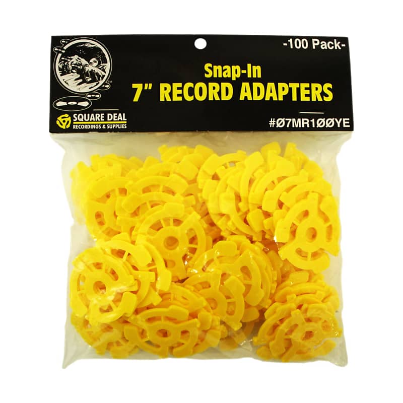 (100) 7" Plastic Record Adapter (AKA. "45 Adapter") Inserts - | Reverb