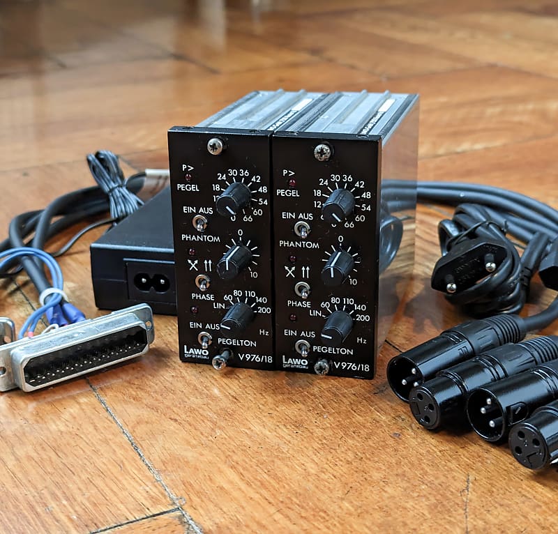 With demo video: Plug & Play Stereo Pair Lawo V976 /18 mic | Reverb