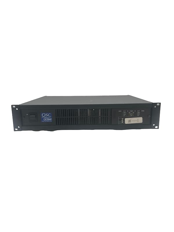QSC CX204V 4-Channel Power Amp - Black | Reverb