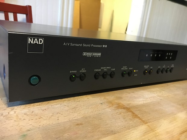 Nad 910 A/V Surround Processor Preamp Dolby Pro Logic With | Reverb