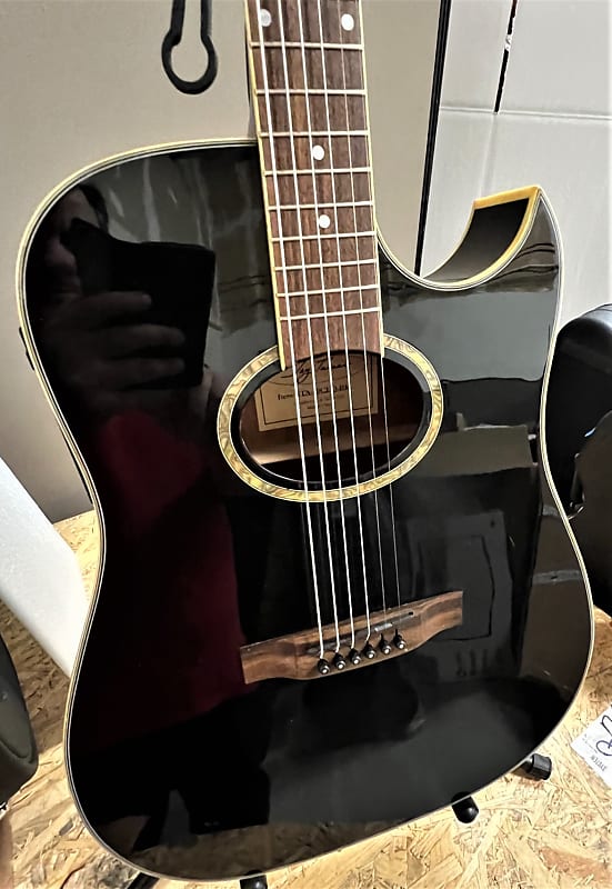 Jay Turser Cutaway acoustic-electric JTA 40 CEQ Black | Reverb