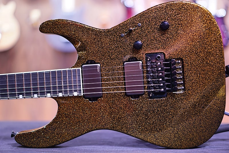 ESP Original M-II CTM Pale gold Sparkle Granite E2731212 | Reverb