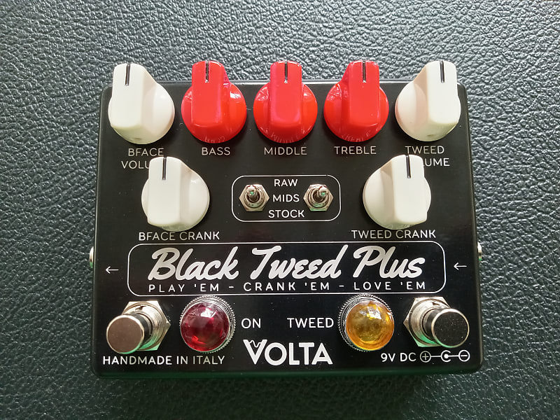 Volta Custom Electronics Black Tweed Plus | Reverb