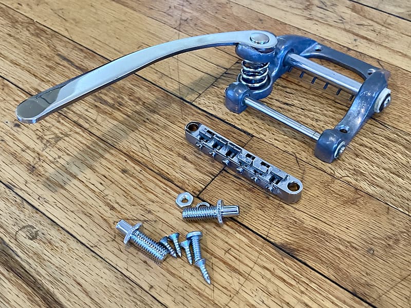 1980s Gibson SG tremolo and bridge | Reverb