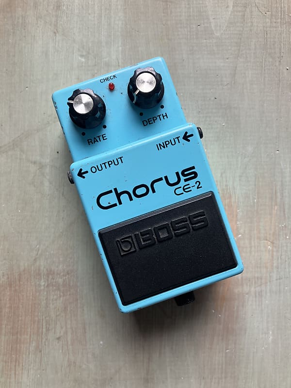 Boss CE-2 Chorus (Black Label) 1979 - 1984 - Blue | Reverb