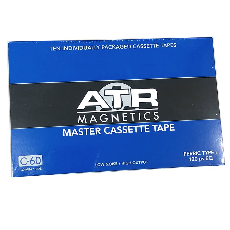 ATR Magnetics Master Cassette Tape 60 Minute - 10 Pack | Reverb