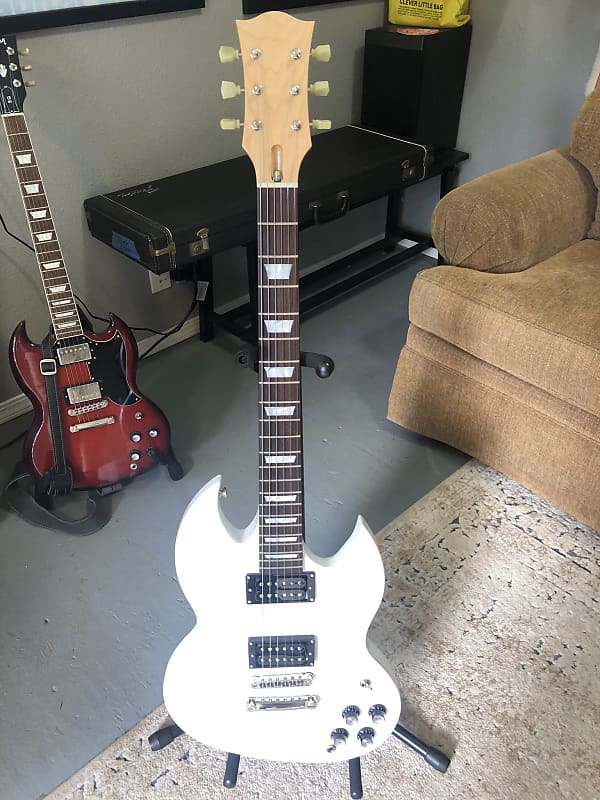 Warmoth Diamond back 2020 White pearl metallic | Reverb