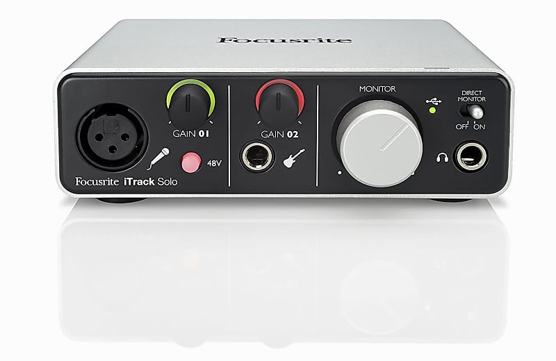 Focusrite iTrack Solo Lightning Connector Audio Interface | Reverb