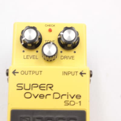 Boss Super OverDrive SD-1 Guitar Effects Distortion Pedal | Reverb