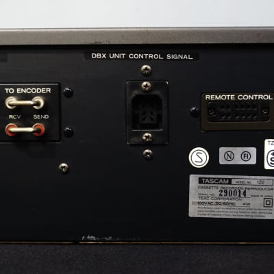 Tascam 122 70's Vintage Rack Mount Stereo Cassette Tape | Reverb