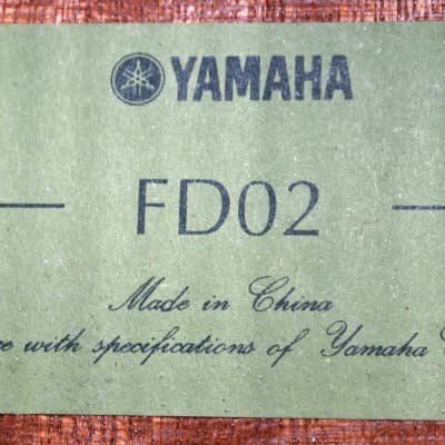 Yamaha FD02 Acoustic Electric Guitar | Reverb