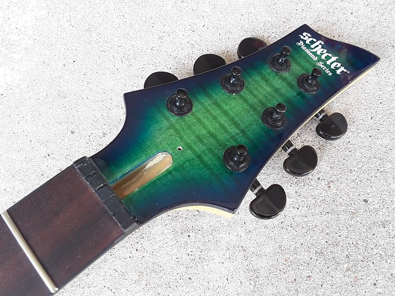 Schecter C6 Diamond Series Guitar Neck w/ Tuners | Reverb