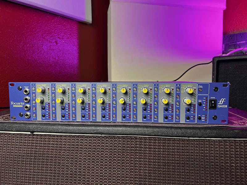 Focusrite ISA 828 8-Channel Mic Preamp with digital card | Reverb