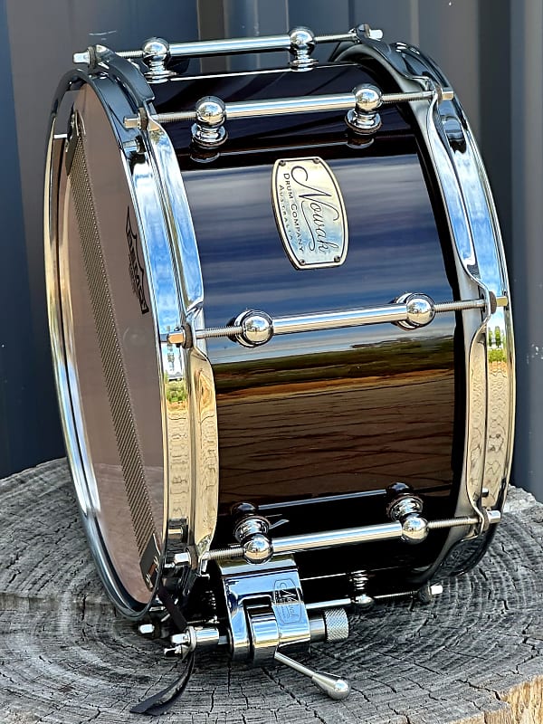 Nowak Drum Company Sheoak (Black Stain) Block Stave Snare | Reverb
