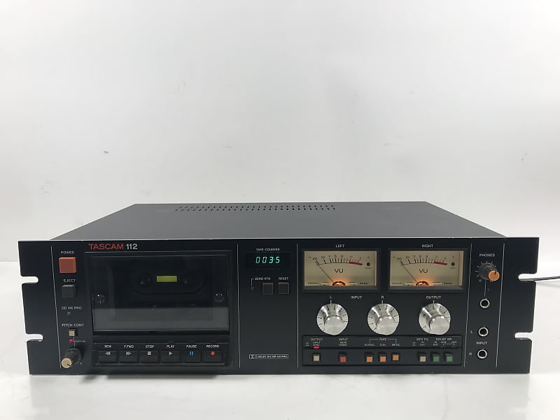 Tascam 112 Analog Professional Cassette Recorder Deck | Reverb UK