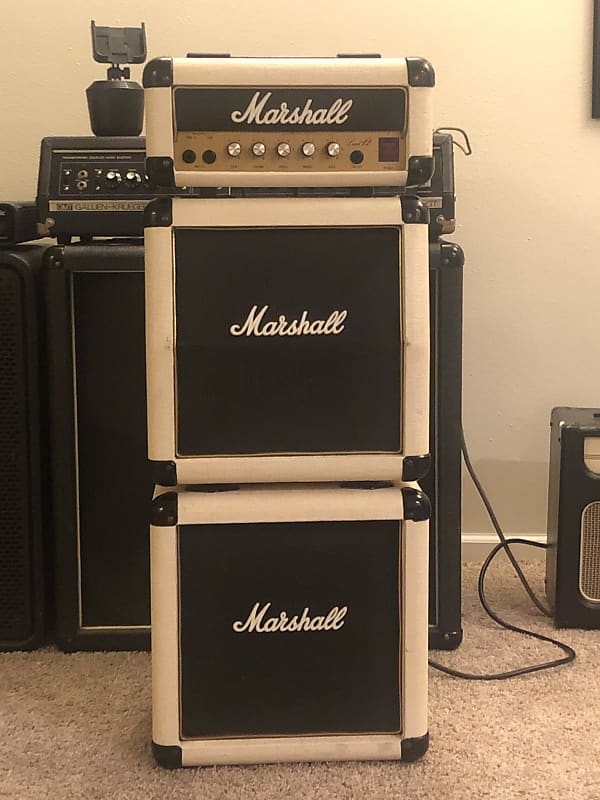 1987 Marshall 3005 Lead 12 Mini Stack White | Reverb