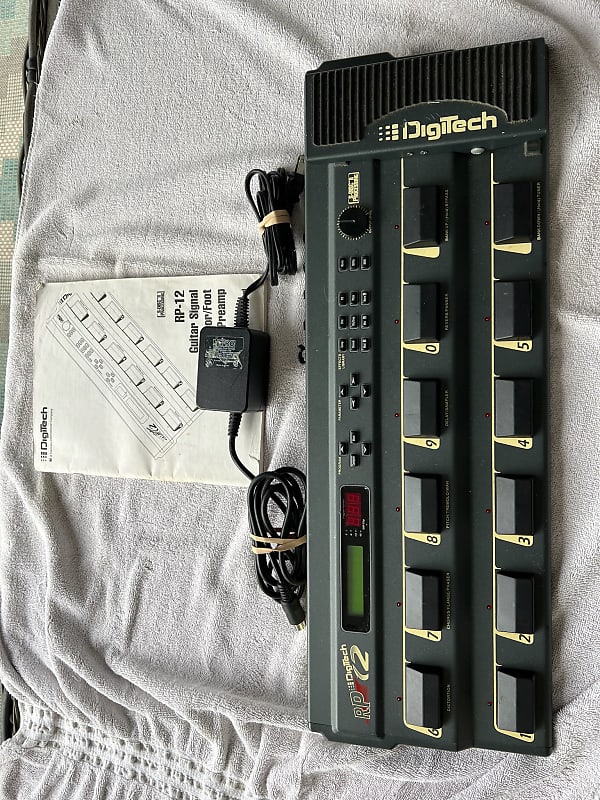 DigiTech RP-12 MULTI EFFECTS PROCESSOR 1997 - Black metal | Reverb