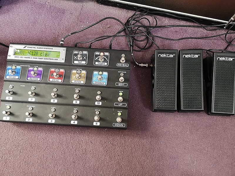 Fractal Audio MFC-101 Mark II foot controller + 3 expression | Reverb