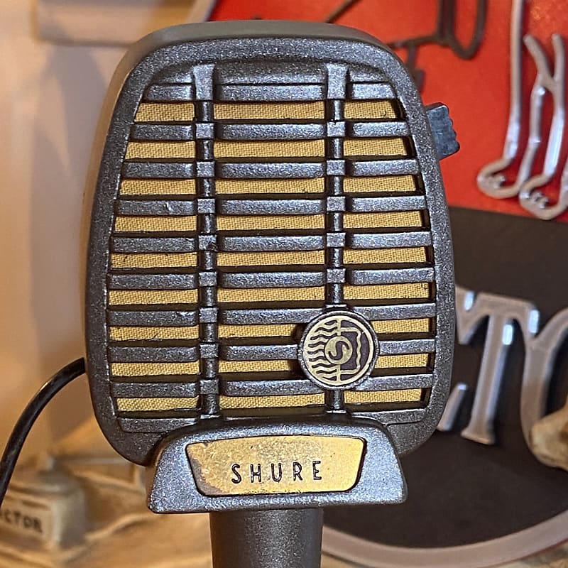 Vintage SHURE 710S "Soapbar" push-to-talk Microphone, | Reverb