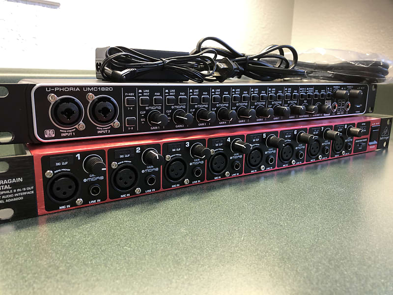 Behringer UMC1820 U-Phoria Audio Interface & ADA 8200 (BOTH Behringer UMC1820 U-Phoria Audio Interface & ADA 8200 (BOTH