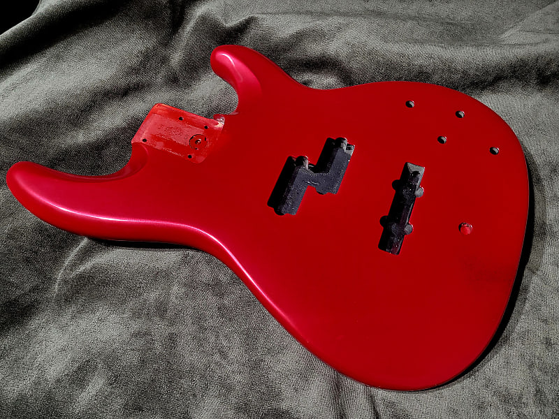 1987 Fender Jazz Bass Special Body - Candy Apple Red - PJR-65 | Reverb