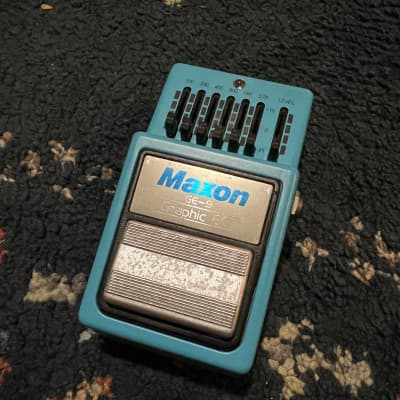 Maxon GE-01 Graphic EQ '80s Vintage MIJ Guitar Effects Pedal | Reverb