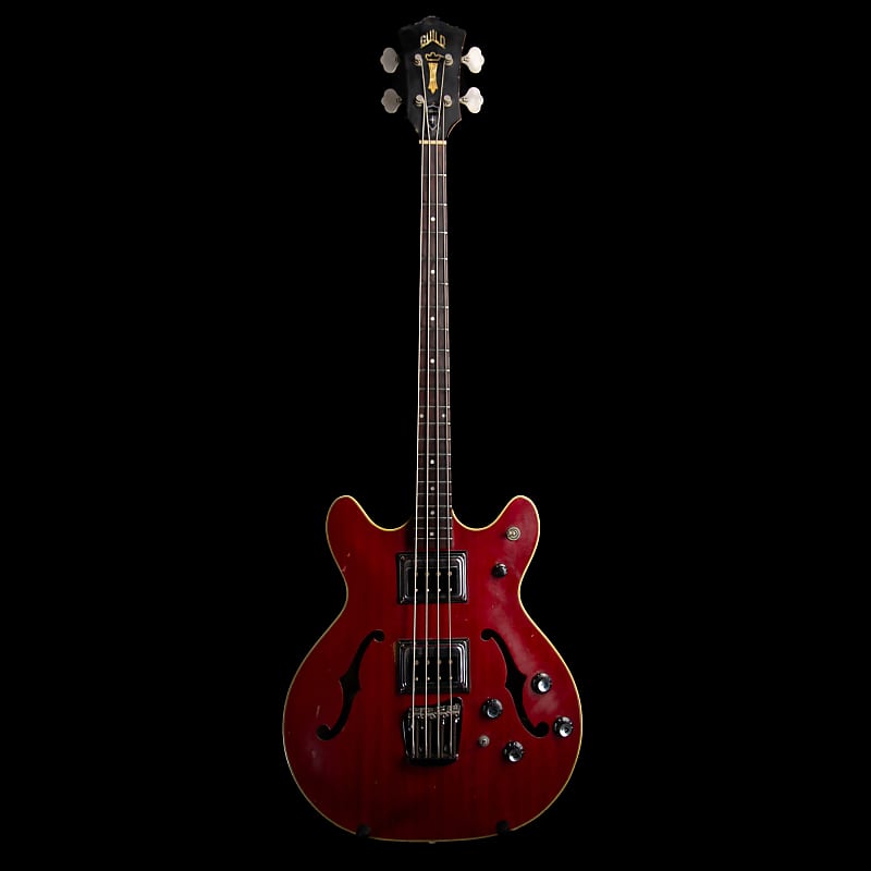 Guild Starfire II Bass 1969 - Cherry Red | Reverb UK