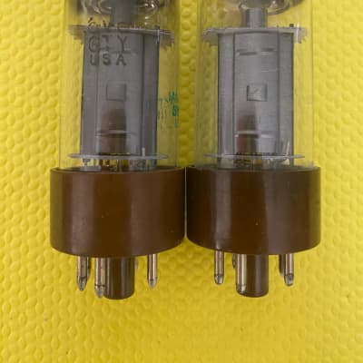 Matched Pair Sylvania 6V6 6V6GT JAN-6V6GTY 6P6 6P6P Vacuum | Reverb