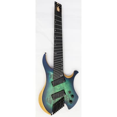 Agile 10 String Fan Fret Headless Electric Guitar CHIRAL | Reverb