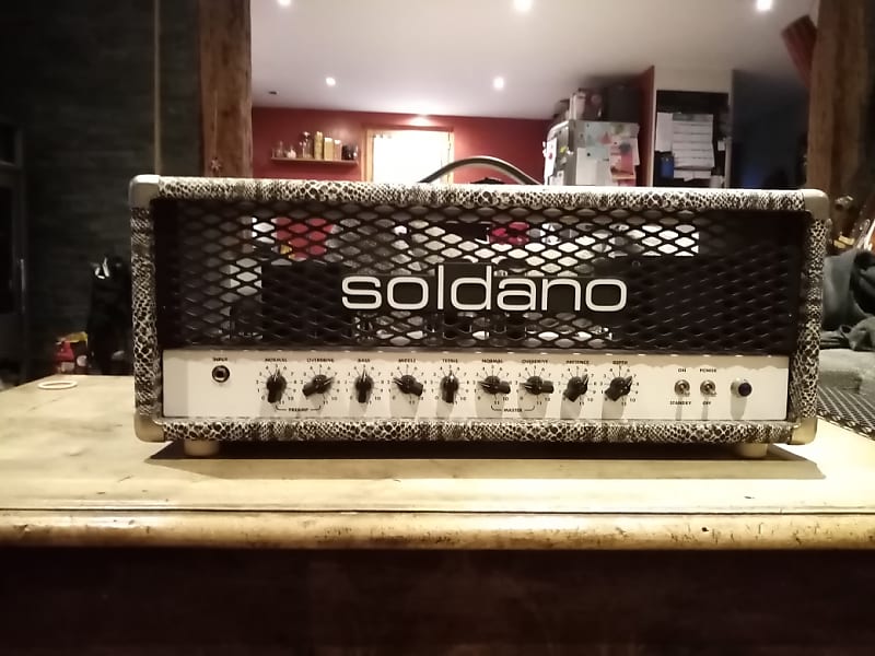 Soldano hot rod 50 w xl + 2005 - Snake Skin | Reverb