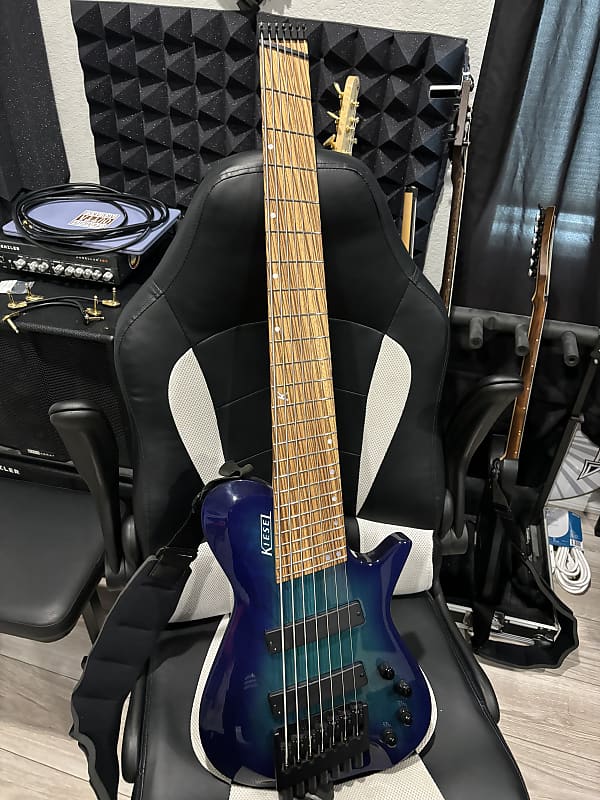Kiesel Zeus 7 string Multi scale Bass 2020 - Trans night | Reverb