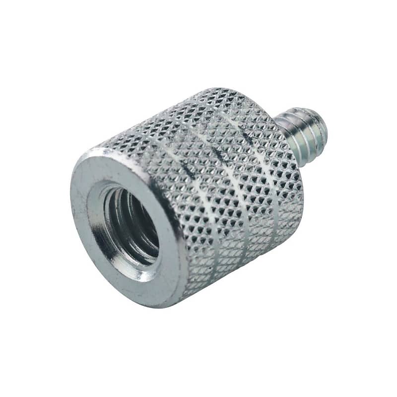 K&M 21920 Zinc-Plated Thread Adapter with Knurled Surface | Reverb