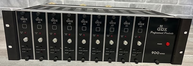 DBX 900 Rack Loaded with 9 411 Modules | Reverb