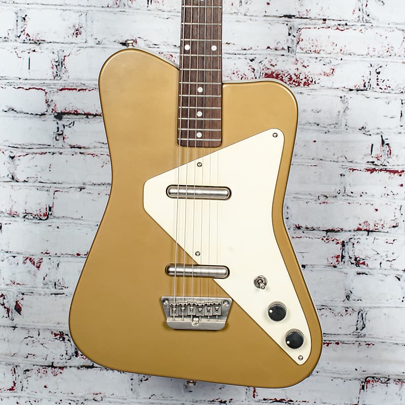 Danelectro 2007 Dano Pro Reissue Electric Guitar, Gold w/ Bag | Reverb