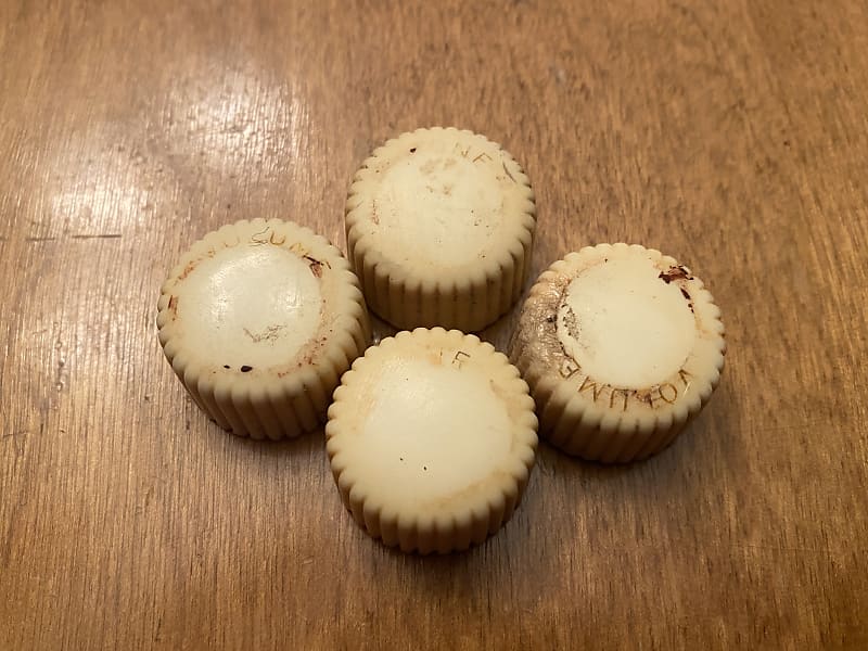 Harmony Cupcake Knobs 1960's Cream | Reverb