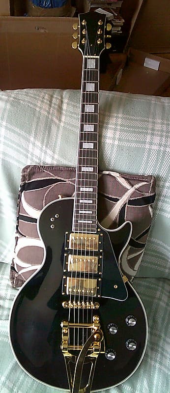 Unbranded New Relic Custom 3 Pickup H-H-H Black Electric | Reverb UK