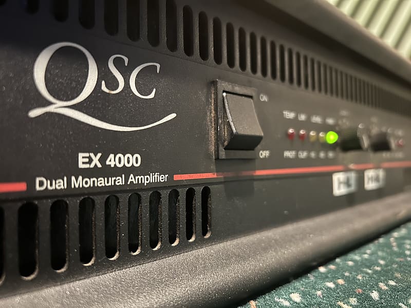 QSC EMX 4000 - Dual Monaural Amplifier 3200 Watt Power Amp | Reverb