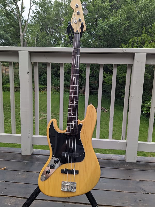 Left Handed Fender Jazz Bass Special Edition 2004 - Natural | Reverb