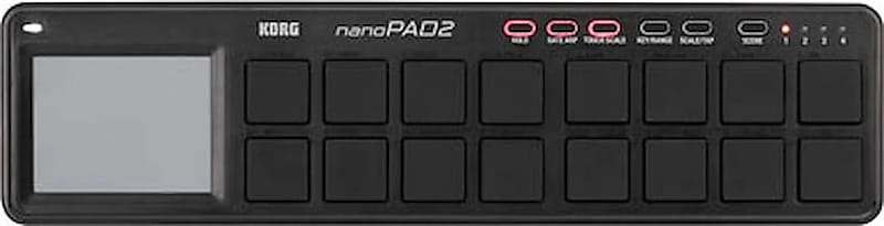 nanoPAD2 - Black - Korg nanoSERIES2 Slim-line USB-MIDI | Reverb