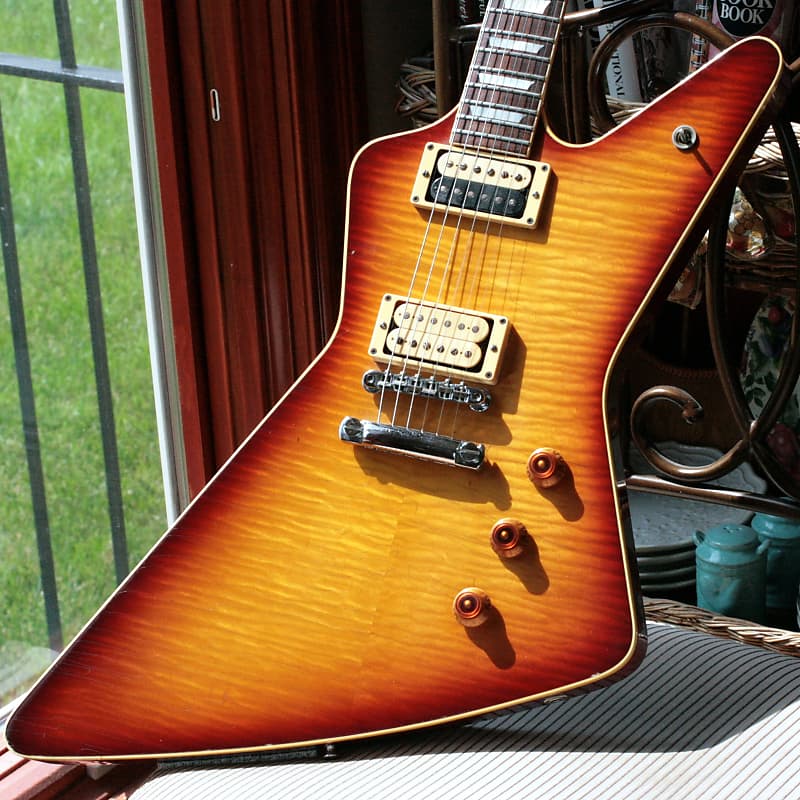 1979 Hamer Standard Bound and Crowned 4-Digit Explorer | Reverb