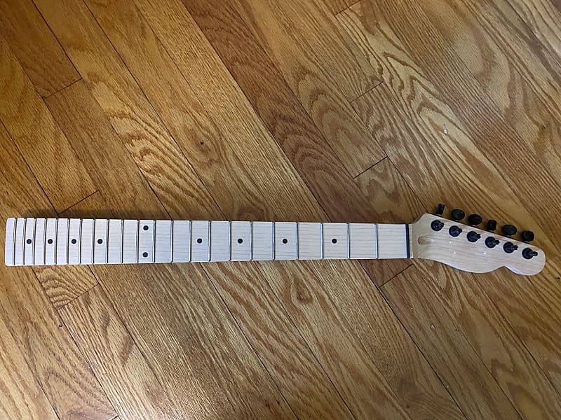 Loaded Telecaster Maple Neck with Locking Tuners & Graph Tech | Reverb