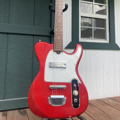 Kimberly /Teisco Tele Candy Apple Red with | Reverb Deutschland