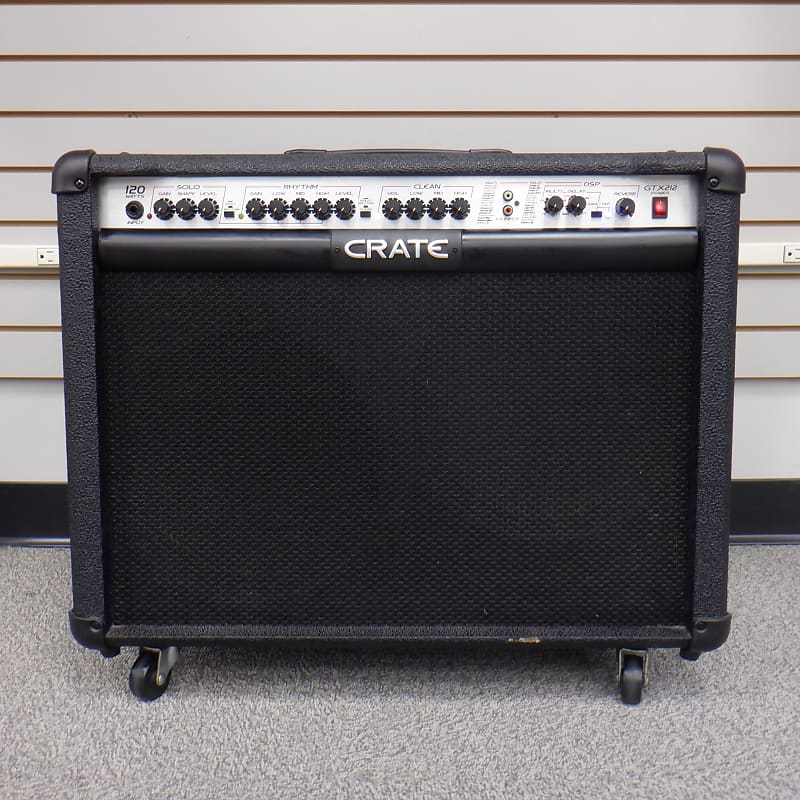 Used Crate GTX212 120W 2X12 SILVER Solid State Combo (Very | Reverb